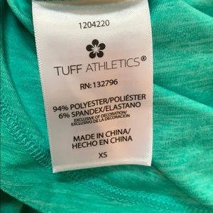 Tuff Athletics | Tops | Tuff Athletics Green Keyhole Tee Nwt | Poshmark